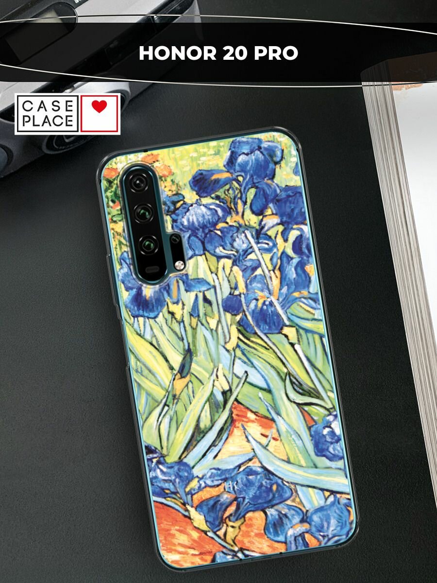 Чехол на Honor 20 Pro / Хонор 20 Про с принтом "Ирисы Ван Гог"