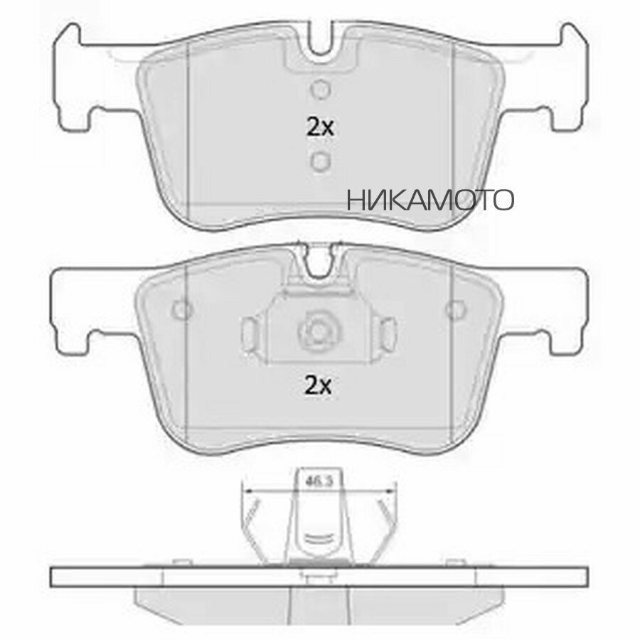 FREMAX FBP1873 колодки дисковые передние!\ BMW F20/F21 1.6-1.8i/2.0D 11>