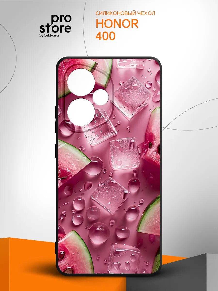 Чехол на Honor 400, Хонор 400, накладка, силиконовый, противоударный, с картинкой