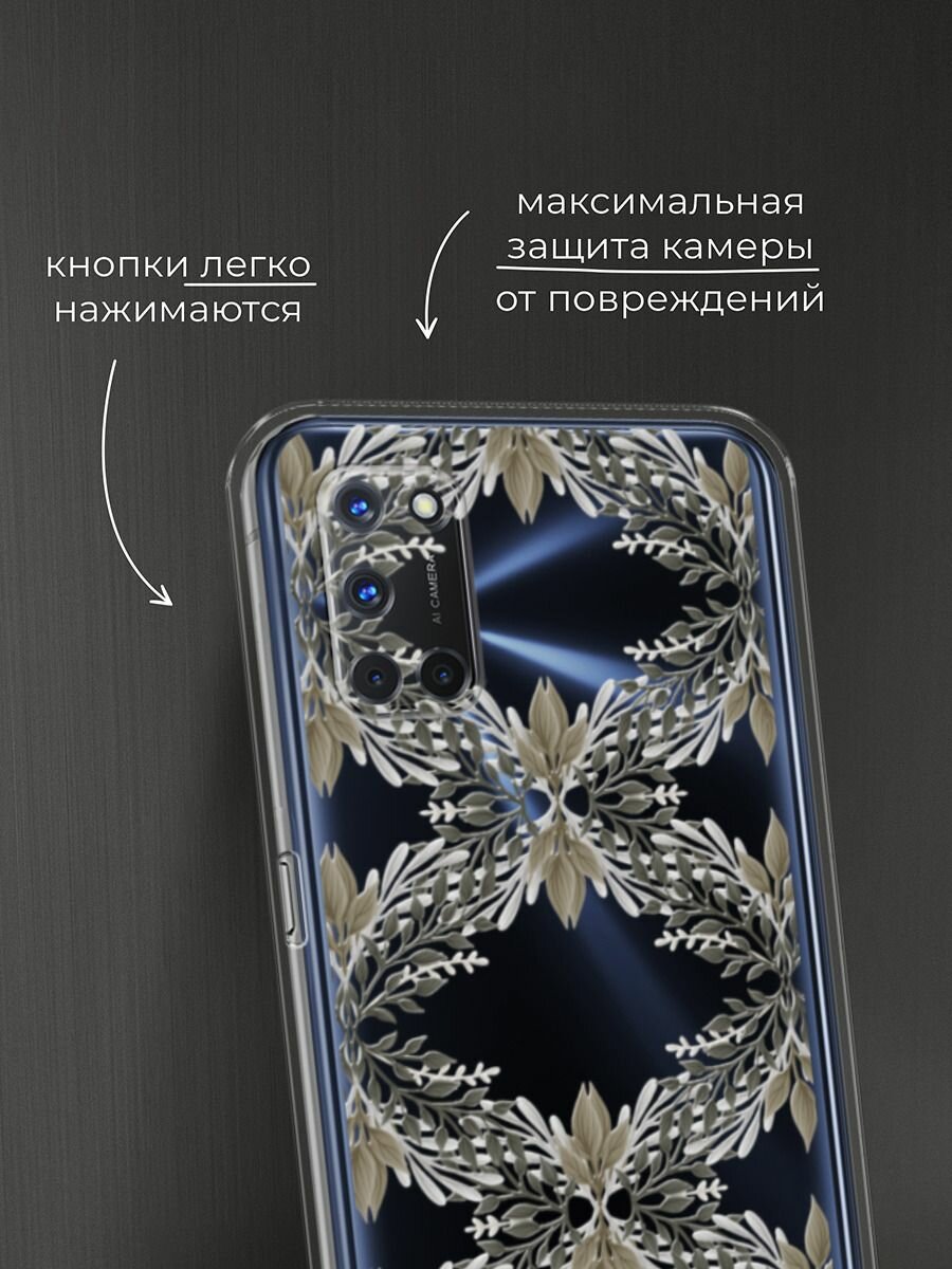 Чехол на Oppo A52/A72 / Оппо A52/A72 с принтом "Калейдоскоп цветов" — фото 1