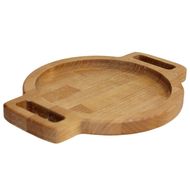HARMONIA Доска сервировочная 20х16х1 см из дерева для подачи закусок и блюд на столе