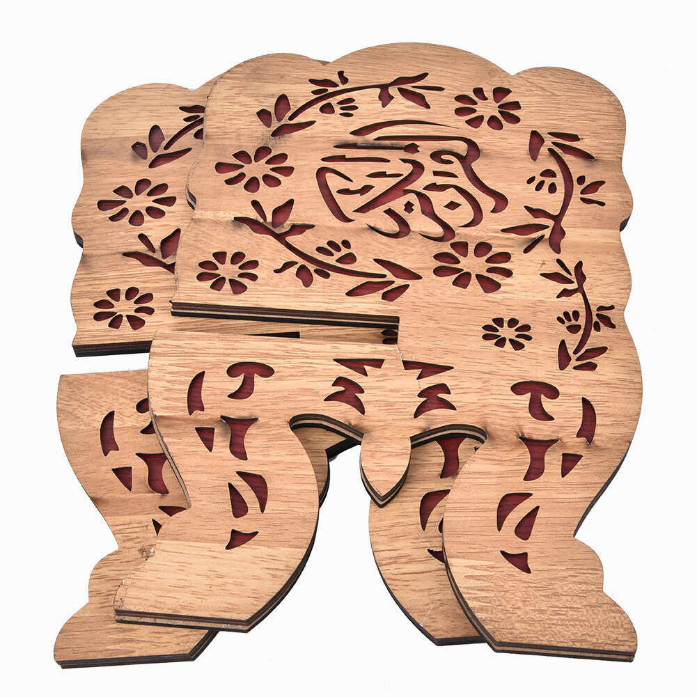 Accurate Carving Holy Book Stand Holder, Quran Holder , 29.2cm for Muslim Islam Eid al-Fitr
