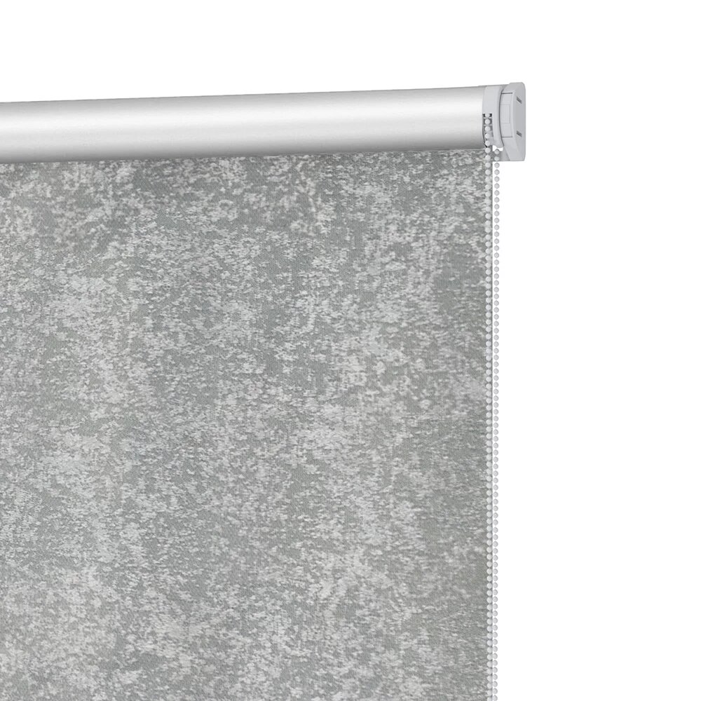 Рулонная штора блэкаут 70х160 см Decofest Марбл мини серая Decofest 152.23