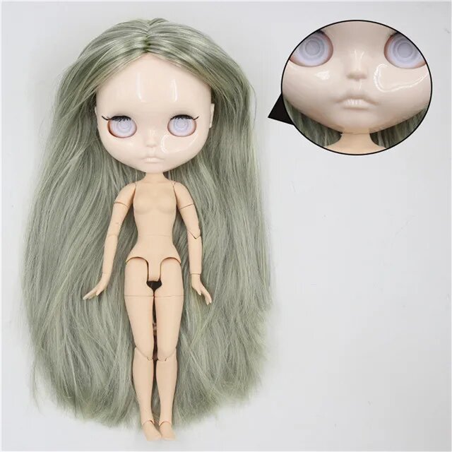 DBS Blythe кукла 1/6 пластиковая белая без макияжа 30 см