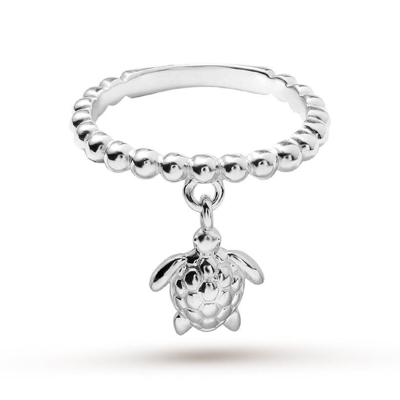 Кольцо механизм, серебро, 925 проба, родирование