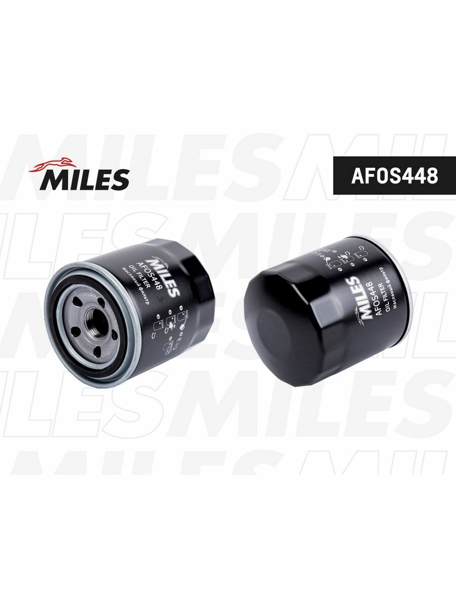Фильтр масляный для а/м MITSUBISHI Galant; HONDA Accord / Митсубиси Галант, Хонда Аккорд, MILES AFOS448