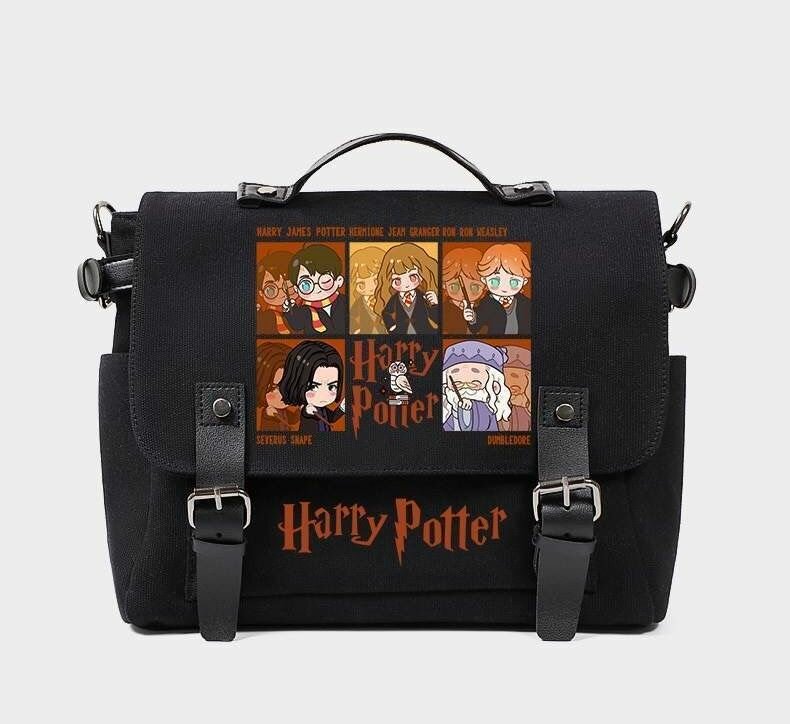 Канвасная сумка для учеников Гарри Поттер