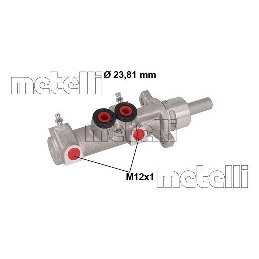 Цилиндр тормозной главный для автомобиля Opel Renault Рено Nissan, METELLI 05-0901 (1 шт.)