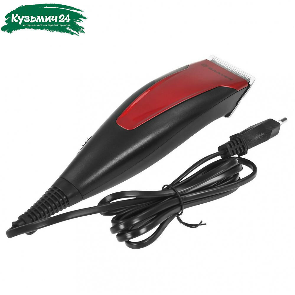 Машинка для стрижки Brayer BR3431, 4 насадки, фиксированные и подвижные лезвия из нержавеющей стали