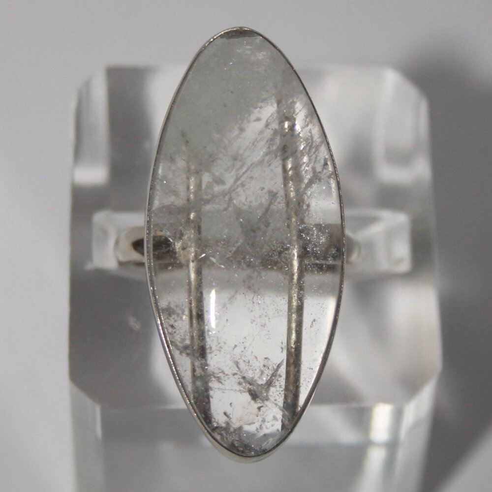 Кольцо наборное, горный хрусталь