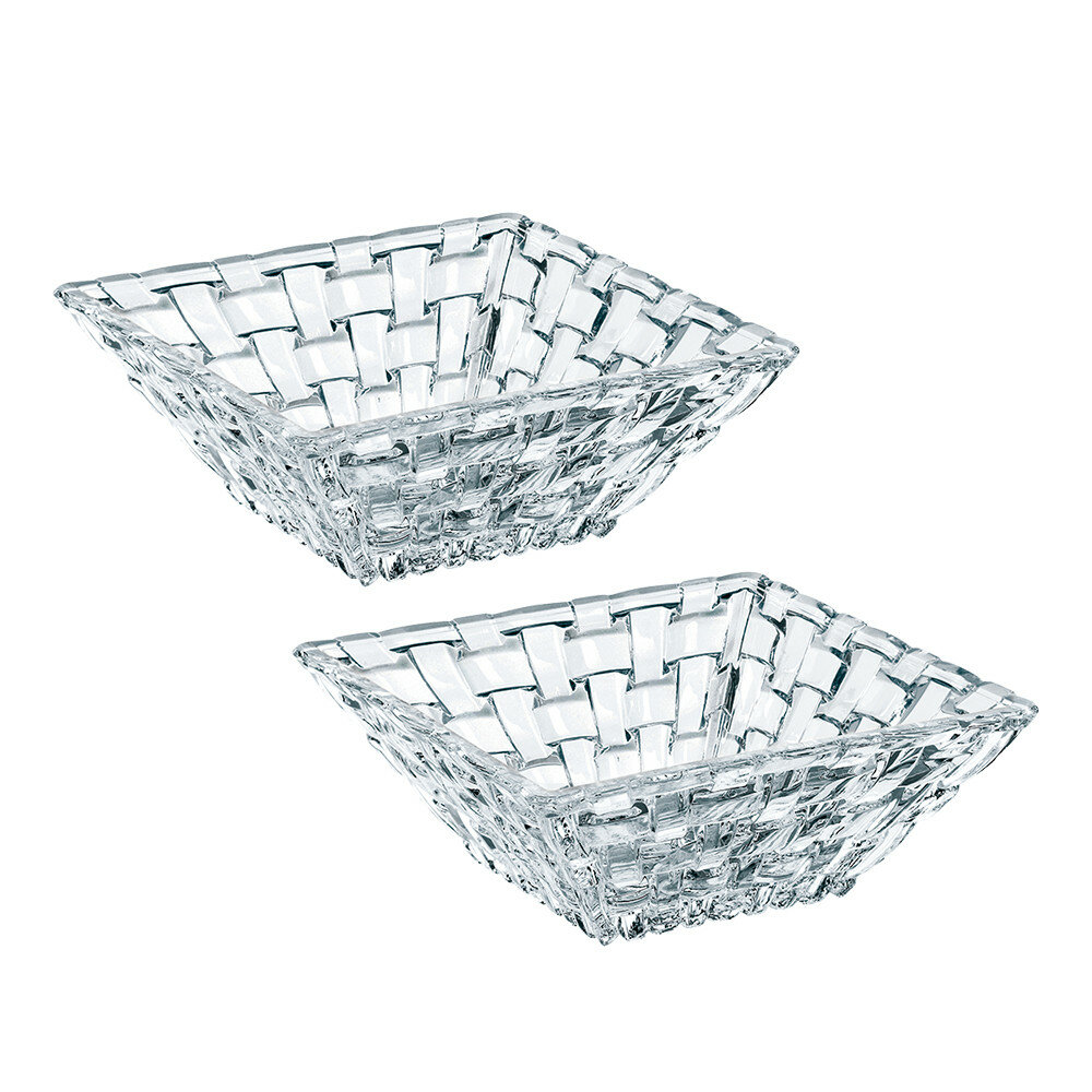 Набор из 2-х салатников, квадратные, 12 х 12 см, хрустальное стекло N89694 Bossa Nova
