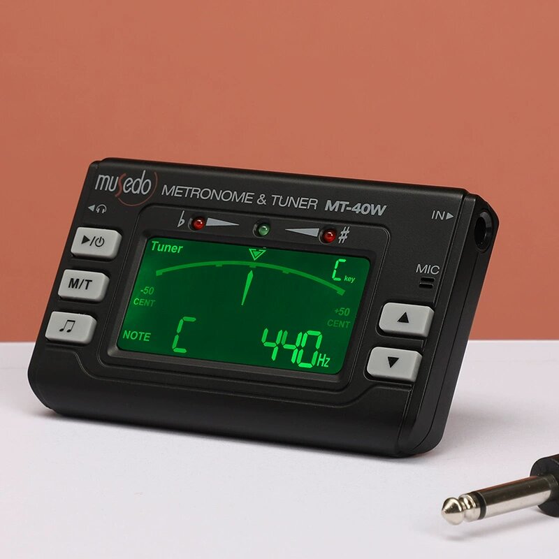 Тюнер для саксофона Little Angel MT-40W, универсальный тюнер для духовых инструментов, метроном для флейты, труб и
