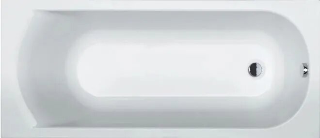 Акриловая ванна Riho Miami B059001005 без опоры 160x70 см, встраиваемая, белая