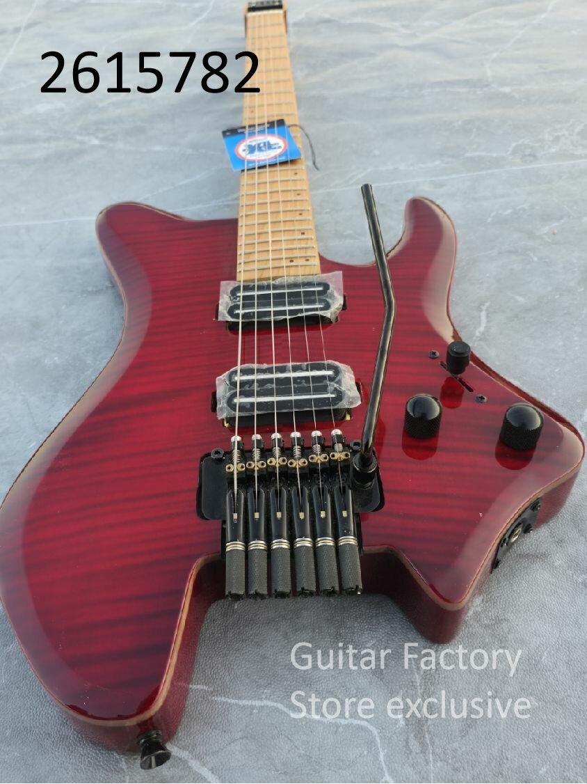 Электрогитара Гитара без головы 6-струнная, корпус Махагони