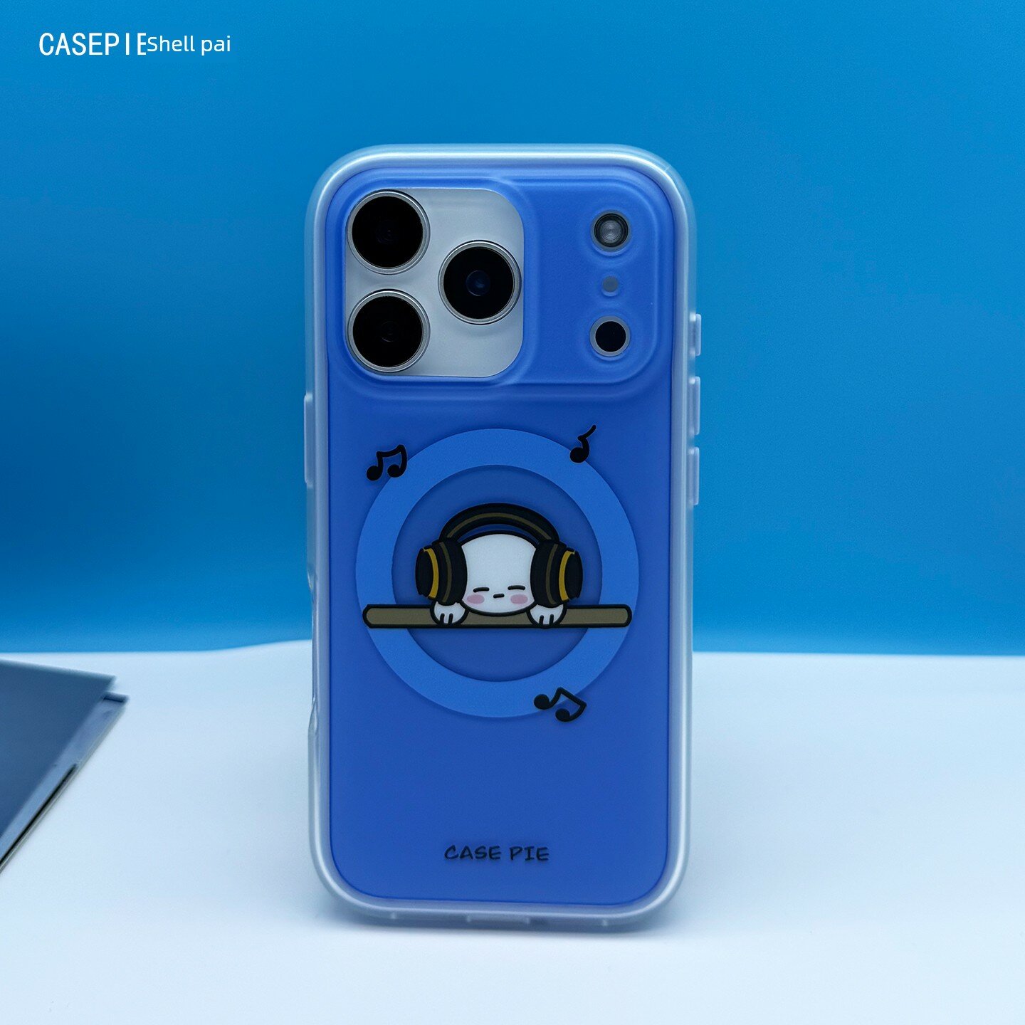 CASEPIE Собачья Музыка Магнитный Чехол с Двойной Рамкой, Ударопрочный для iPhone 15