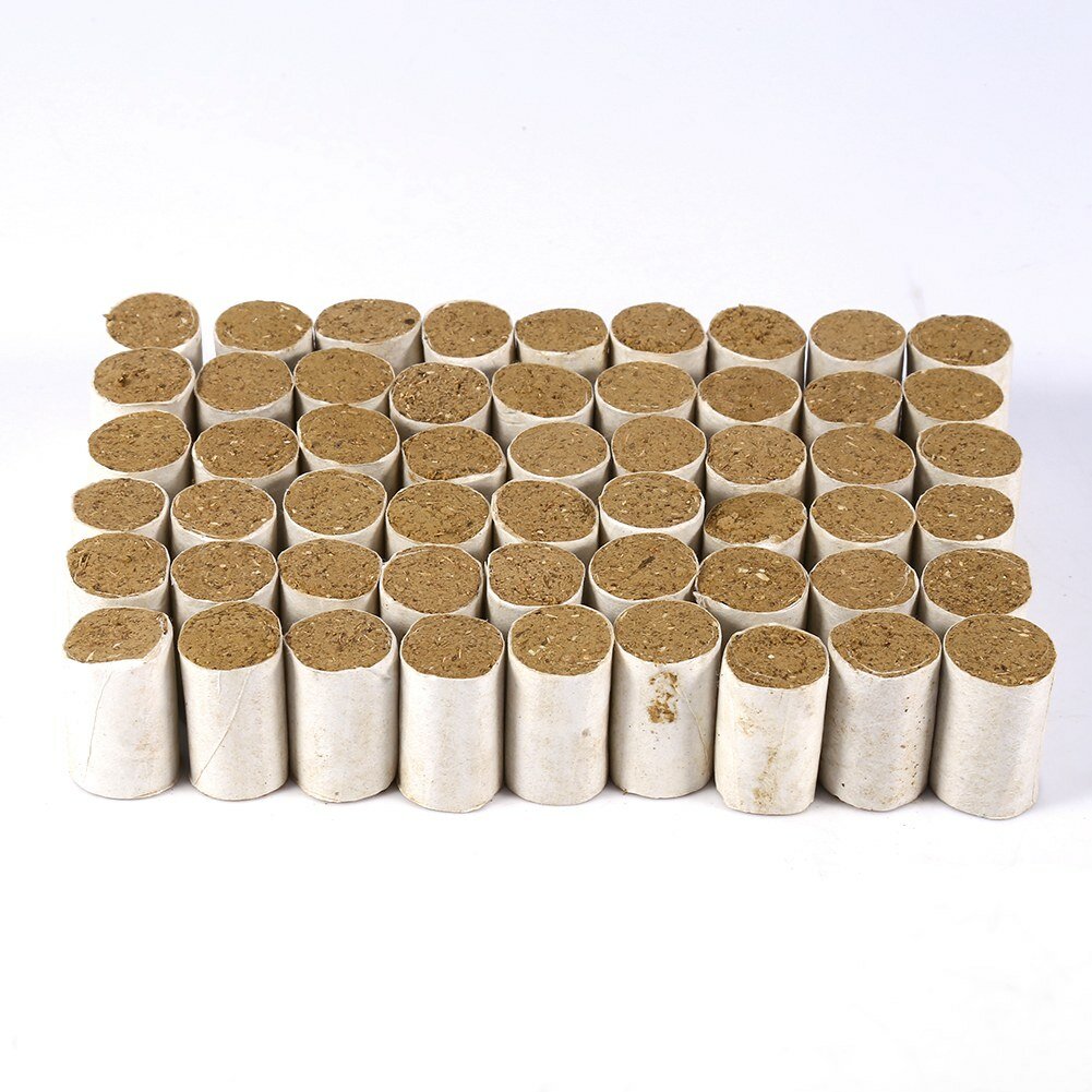 Bee Hive Smoker Pellet, Non-toxic Universal 0.7x 1.2inch Beekeeper Accessories 54pcs Safe for Honey Bees Outdoor Use