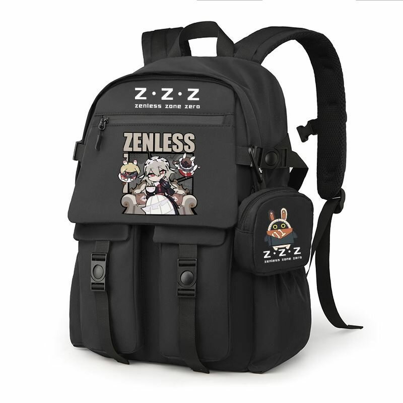 Аниме Рюкзак Zenless Zone Zero Рюкзак Школьный, Подростковый, Молодежный