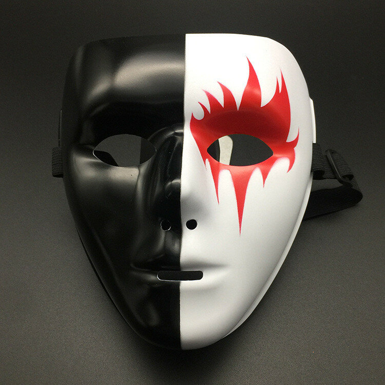 Plastic face masks for halloween premium quality with creepy designs for costume fun style 15