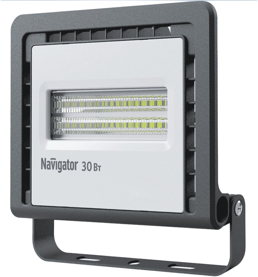 Прожектор светодиодный Navigator LED NFL-01, 30W, 4000 K, IP65, нейтральный свет