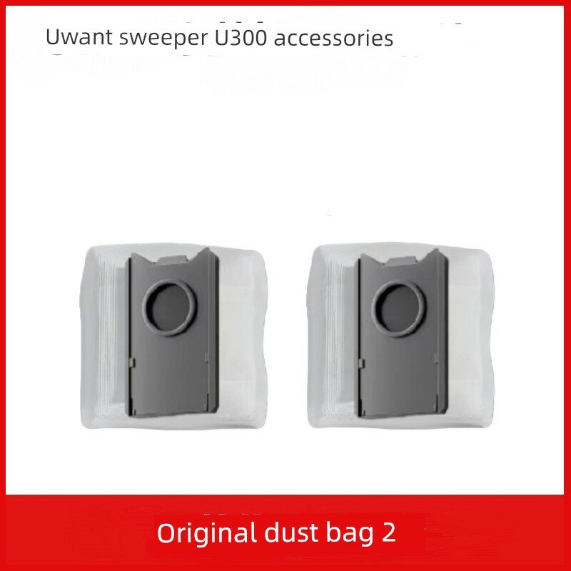 Original Uwant U300 Robot Vacuum Cleaner Accessories: Roller Brush Cover, Dust Box, Filter, Side Brush, Mop, Dust Bag