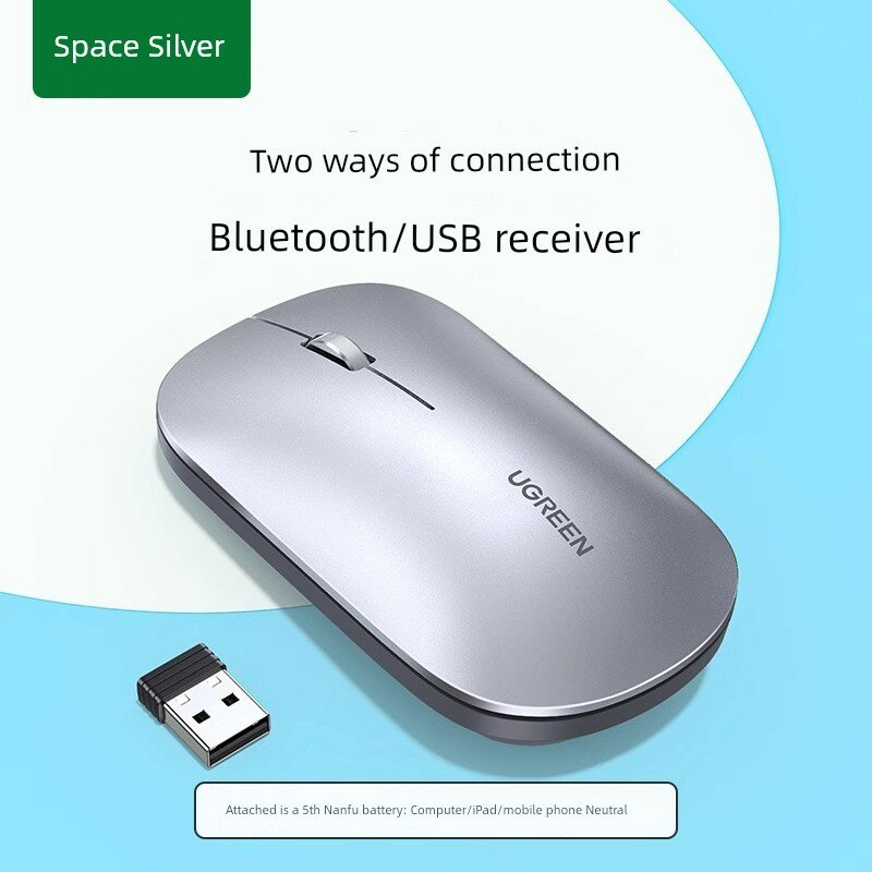Беспроводная мышь Greenlink Bluetooth Silent подходит для компьютеров Apple iPad, MacBook Pro, ноутбуков и планшетов