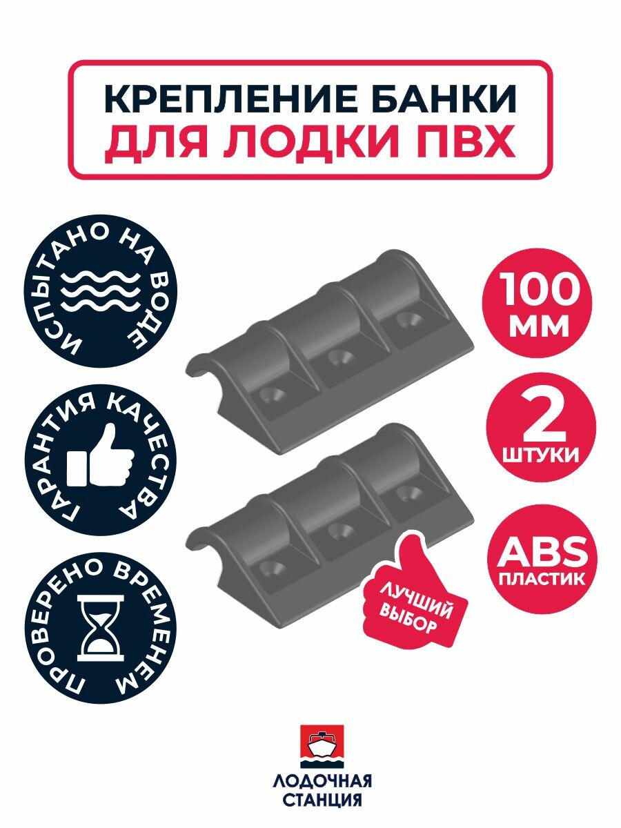 Крепление банки, сиденья, лавки для лодки ПВХ передвижное