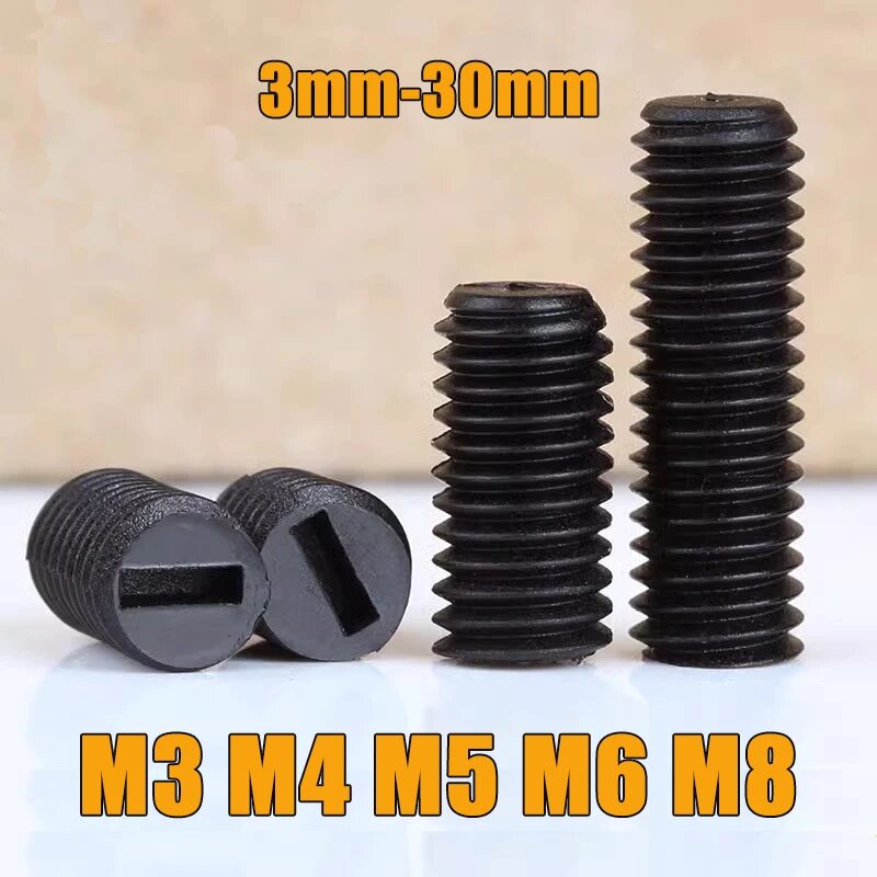 Нейлоновые болты M3-M8 черные 20/50/100 шт M8x12(20pcs)
