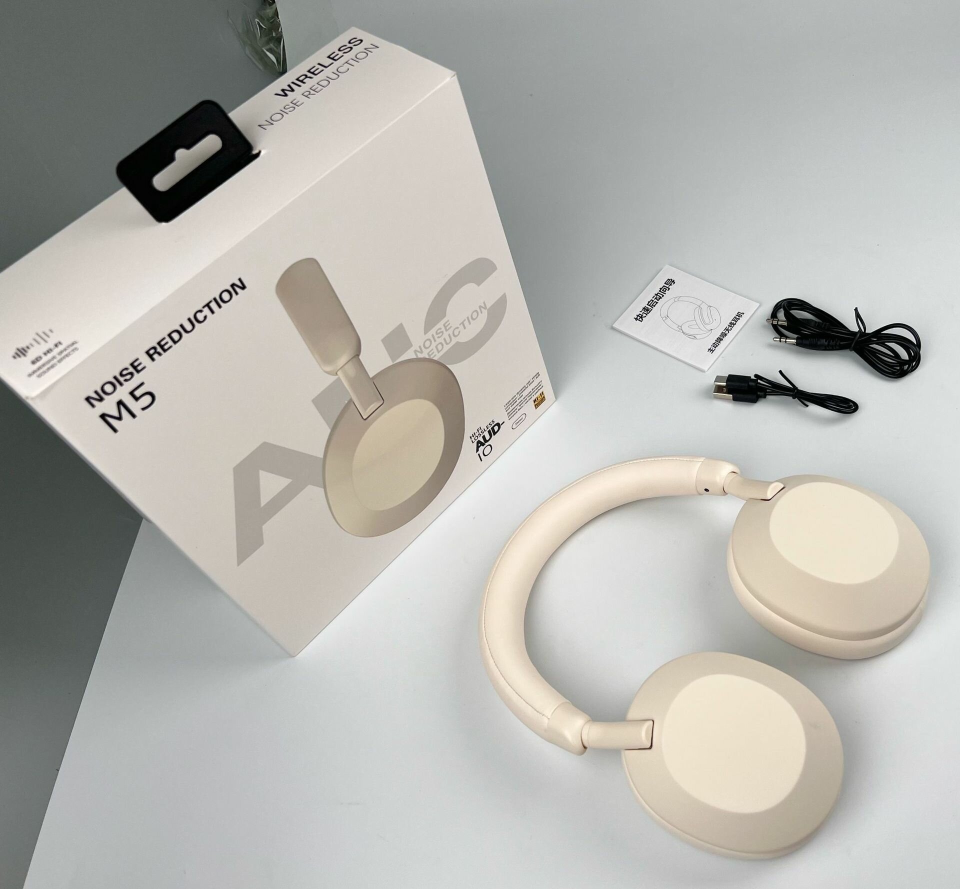 Горячие продажи на внешней торговле: наушники с активным шумоподавлением ANC, беспроводные Bluetooth наушники с большой батареей и длительным временем работы в наличии