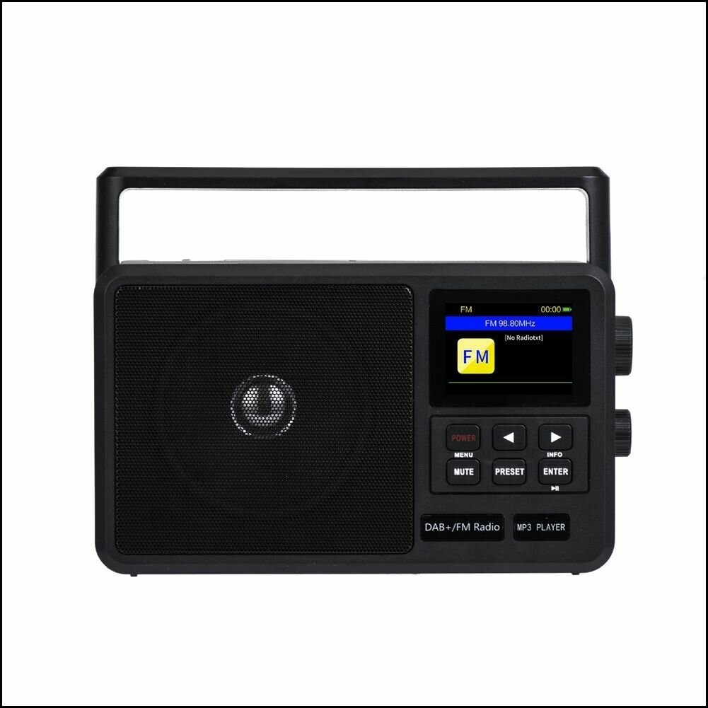 Эксклюзивный портативный цифровой радиоприемник Z4 с FM и питанием EU PLUG