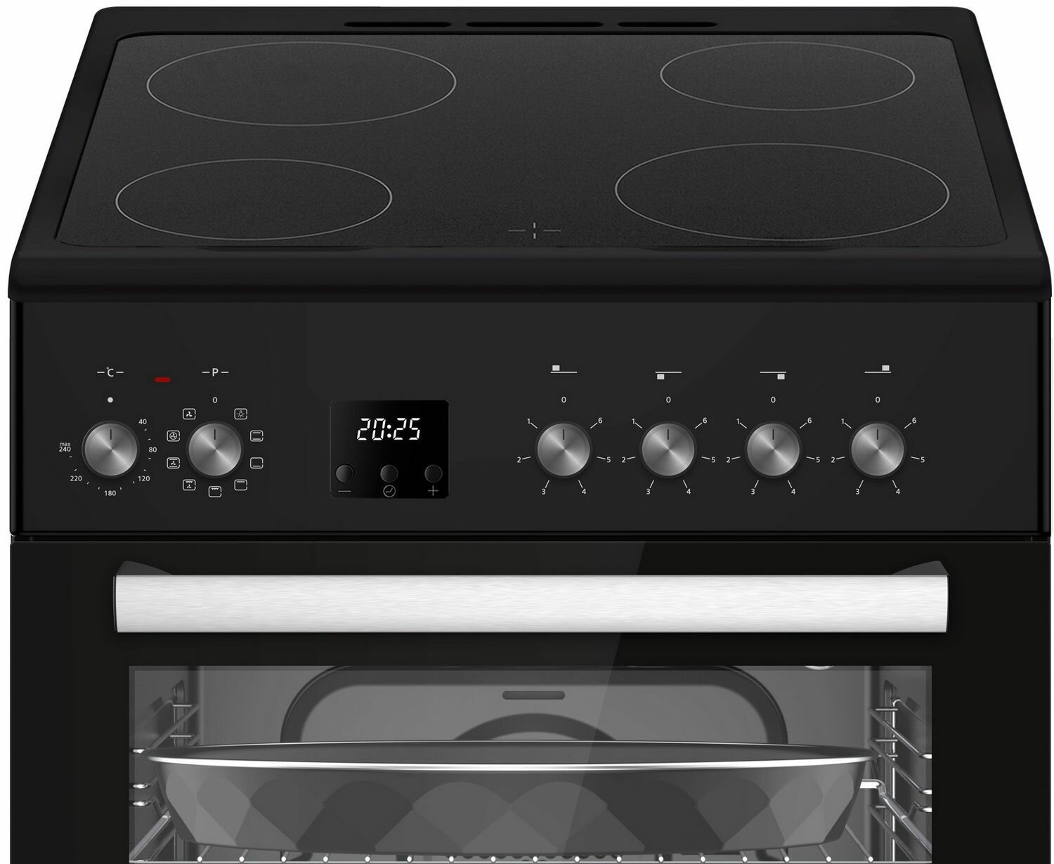 Электроплита Simfer F66VB09025 черная эмаль