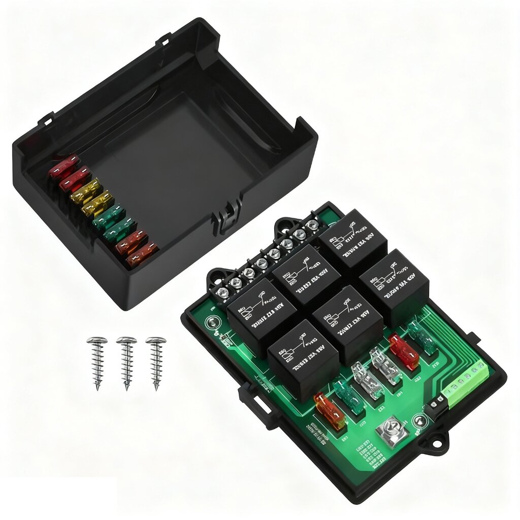Универсальный Автомобильный Блок Предохранителей С Системой Реле на Печатной Плате Универсальный Блок Предохранителей-Реле Для Нескольких моделей автомобилей