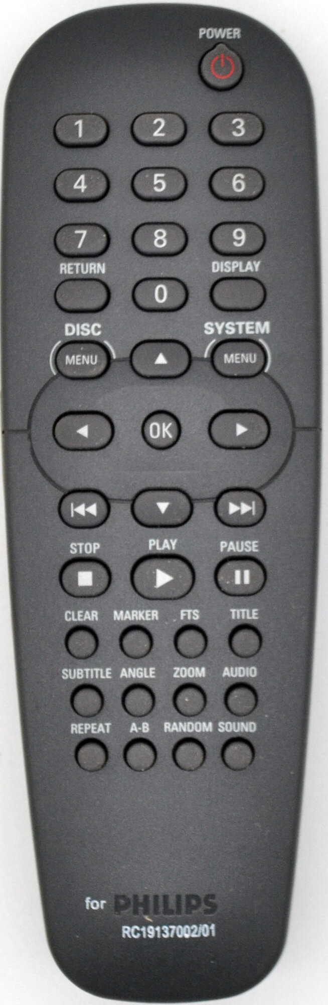 Пульт дистанционного управления для домашнего кинотеатра Philips RC19137002/01