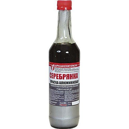 Краска Алюминиевая Царицынские Краски Серебрянка 0.5л.