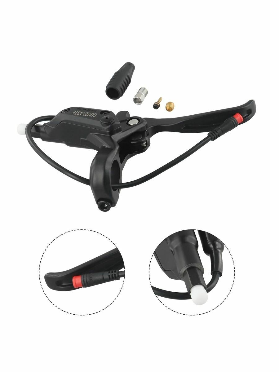 Ручка тормоза для электровелосипеда Водонепроницаемый тормозной рычаг левая сторона