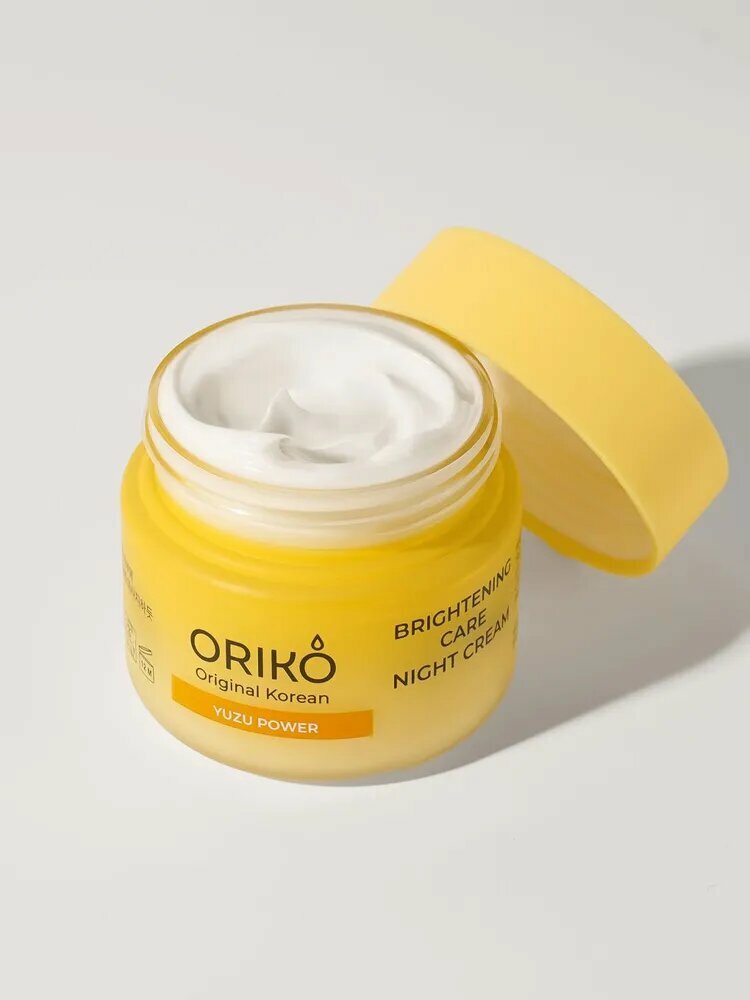 Ночной крем для лица выравнивающий тон кожи ORIKO Brightening Care Night Cream With Yuzu Extract, 50 мл