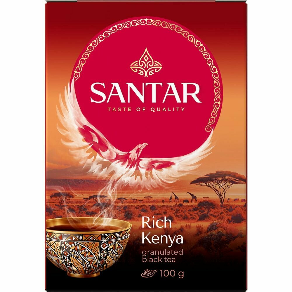 SANSTAR Чай черный Rich Kenya, гранулированный, 100 г