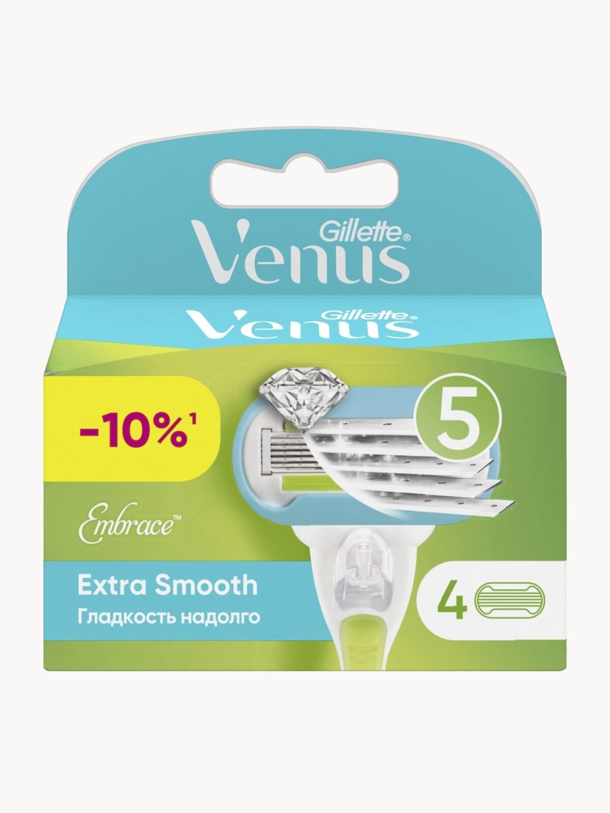 Venus Extra Smooth Кассеты 4 шт.