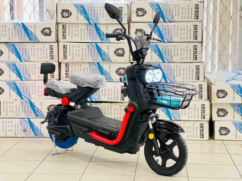 Электро скутер мопед с педалями Tank14 Литионая батарея 800W R14