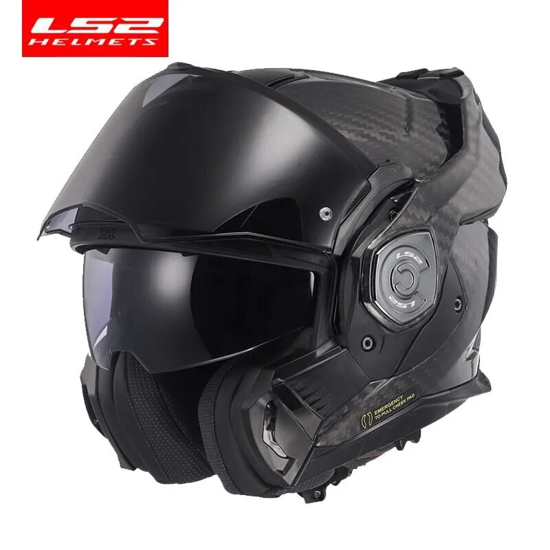 LS2 HELMETS Мотошлем, цвет: черный матовый, размер: XL