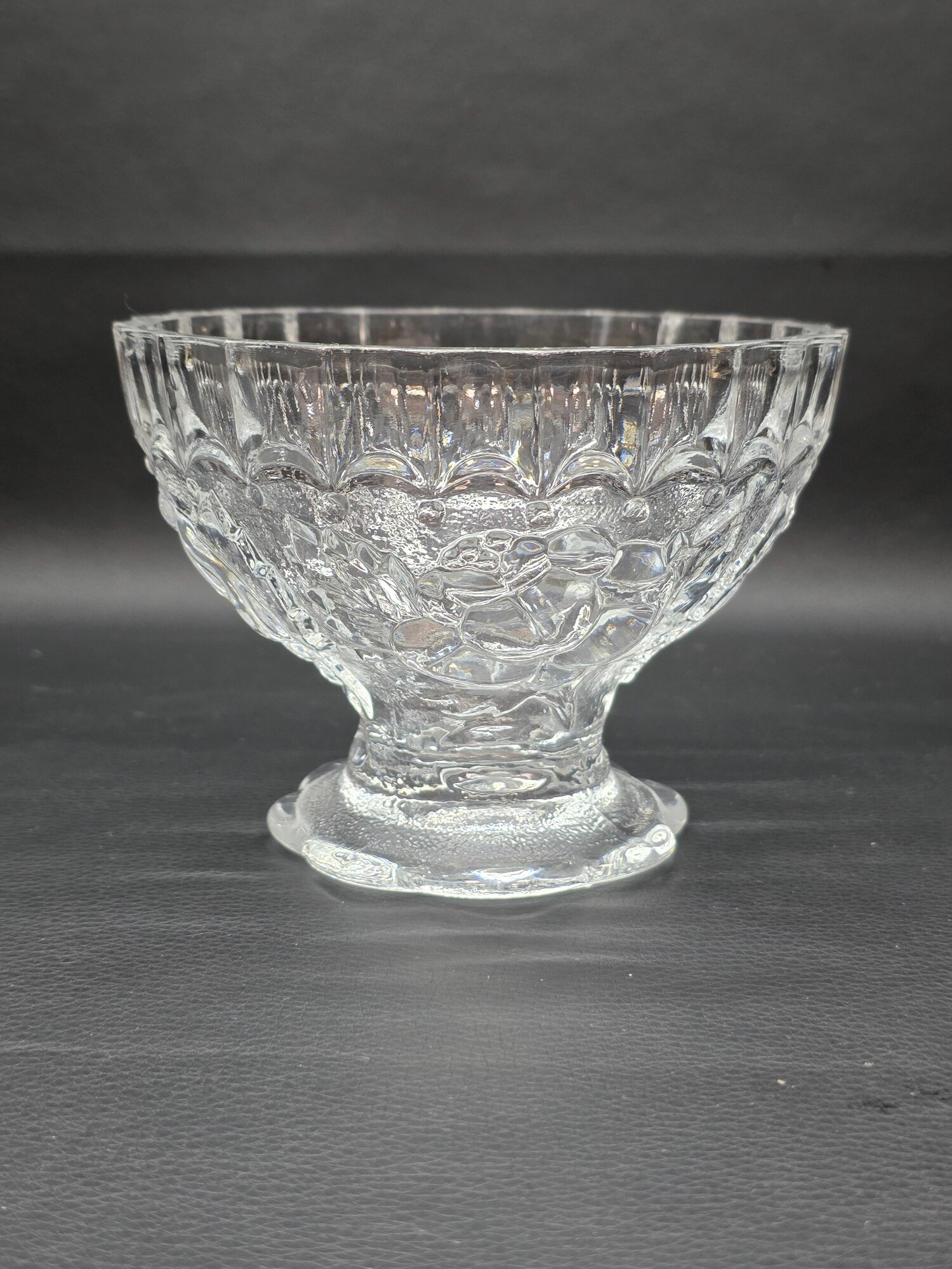 Ваза для конфет конфетница Цветок СССР хрусталь