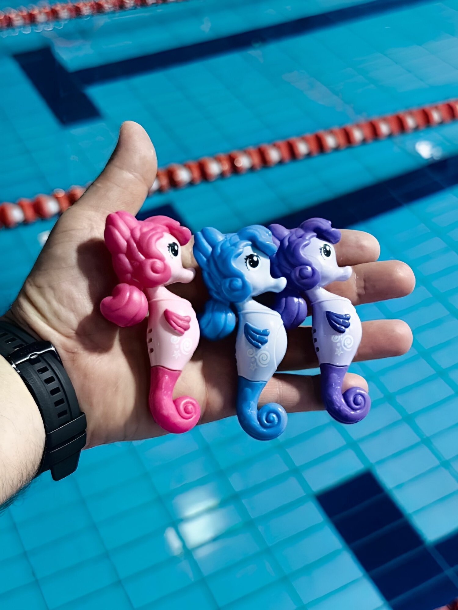 Тонущие игрушки для ныряния Морские коньки для бассейна и ванной