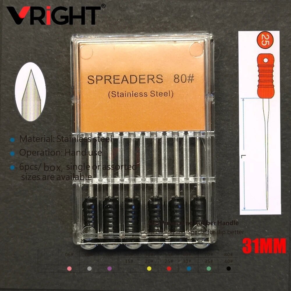 Стоматологические разбрасыватели из нержавеющей стали lzvine Spreaders-31MM-80