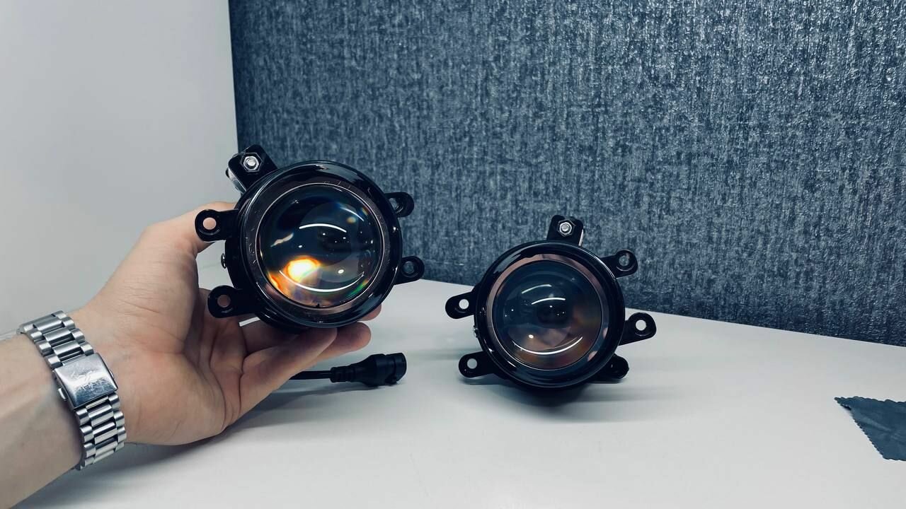 Лазерные Противотуманные фары-линзы Toyota Corolla e150 (2006-2013гв)