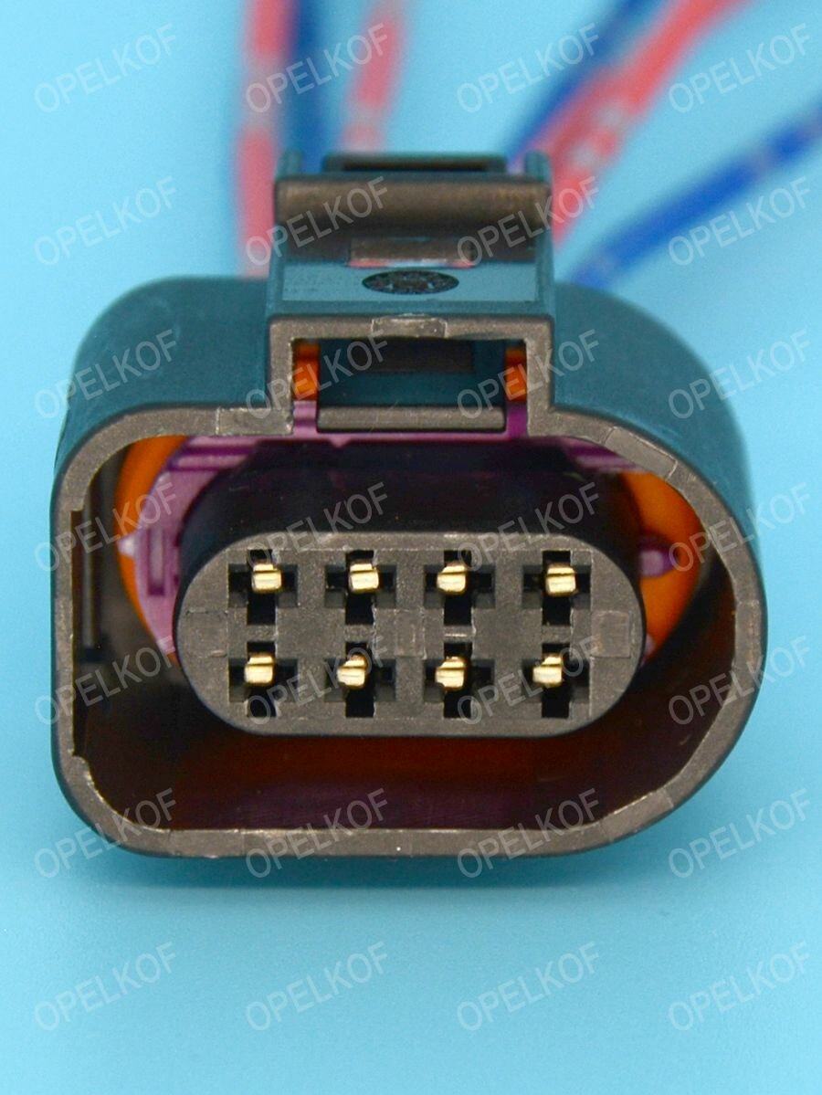 Разъем 8 pin VAG для АКПП и дверей OEM 1J0973714