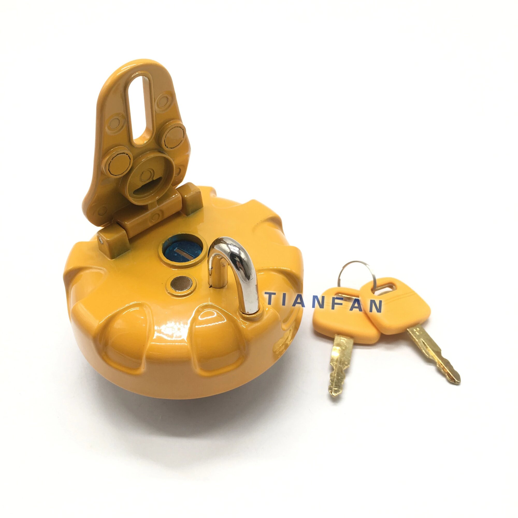 Крышка топливного бака для экскаватора Hyundai R55 60 80 110 150 210 215 225-7-9, крышка дизельного бака, аксессуары Темно-серый