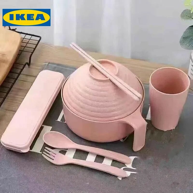 IKEA Миска светло-розовый, 1 шт