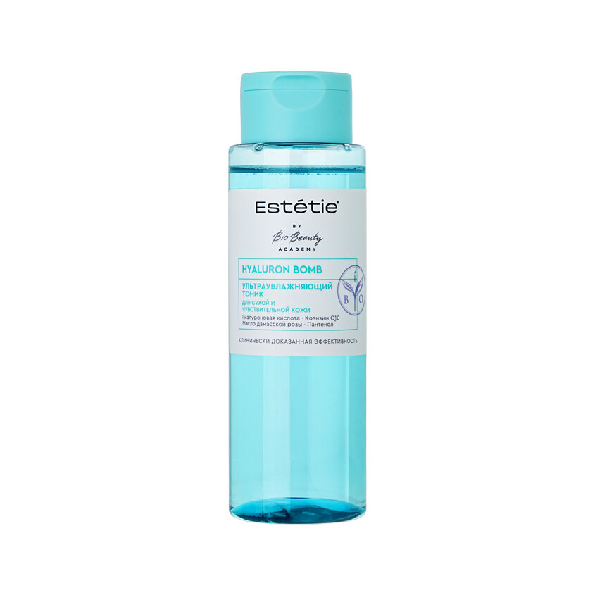 Тоник для лица ESTETIE `BY BIO BEAUTY` HYALURON BOMB ультраувлажняющий для сухой и чувствительной кожи 180 мл