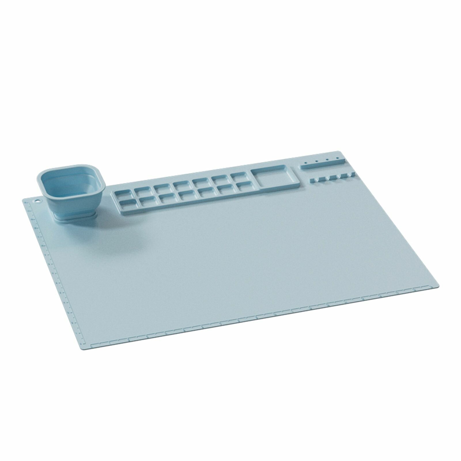 Складной коврик для творчества с палитрой красок школьные принадлежности уроков рисования