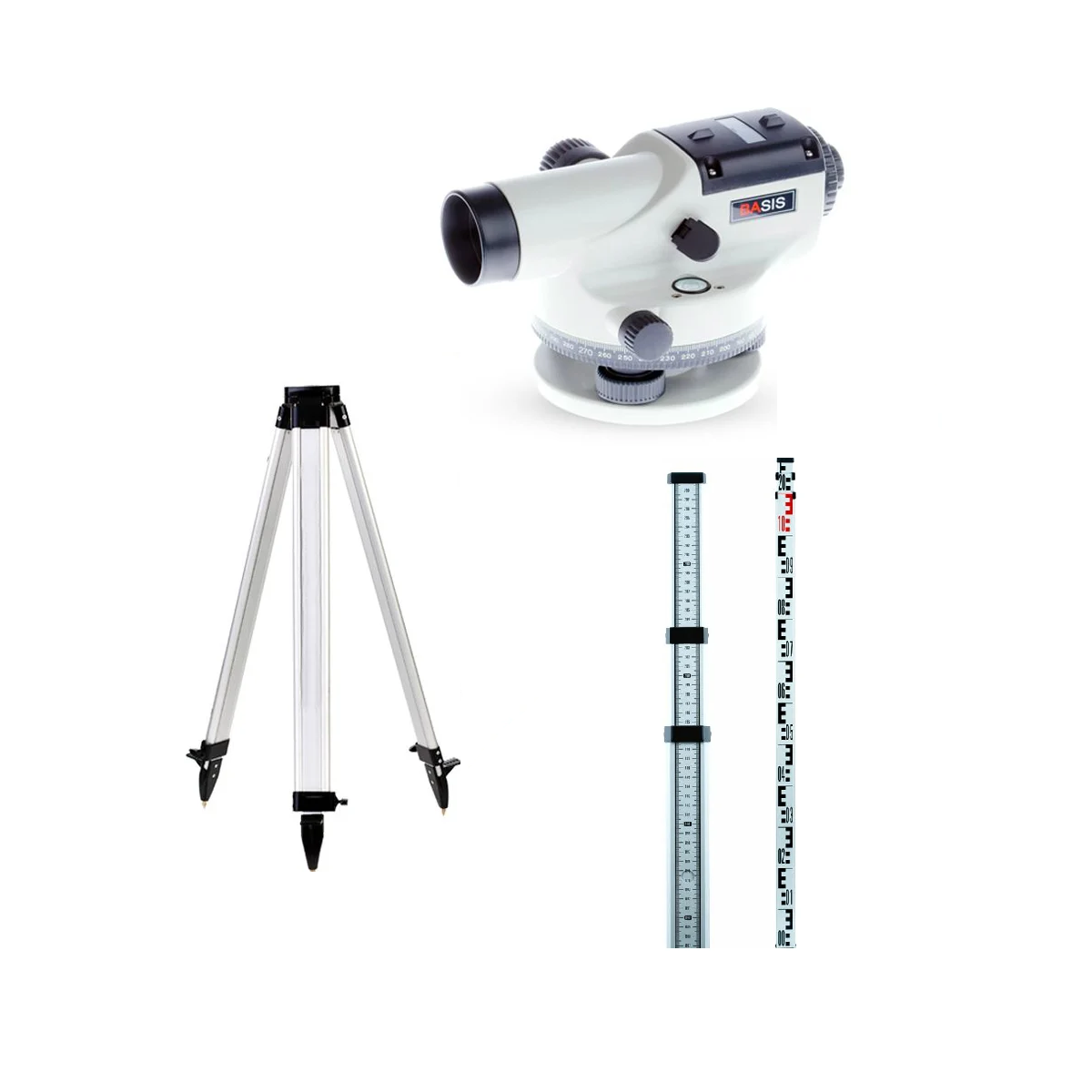 Набор инструментов ADA Basis + Рейка ADA STAFF 3 + Штатив на винтах ADA Light S А00117_К