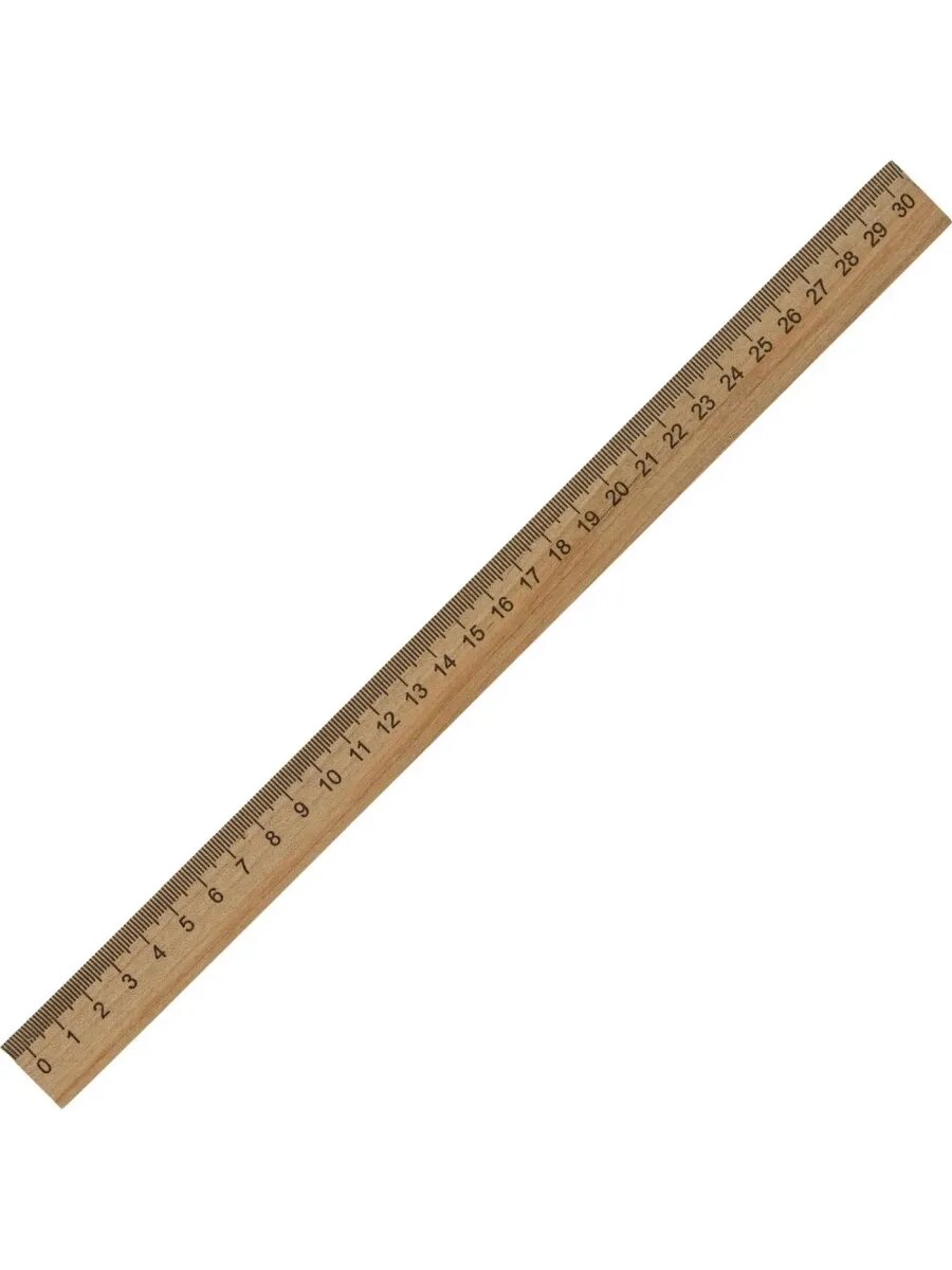 Деревянная линейка 30 см — точность и надежность
